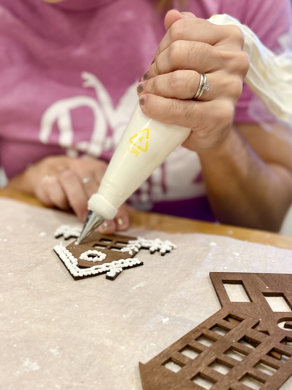 The BEST DIY Gingerbread House Ornaments - Feet Under My Table
