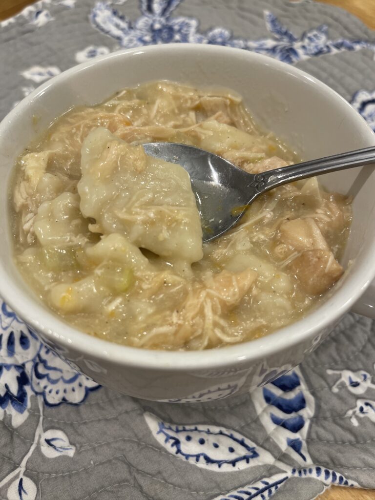 DELICIOUS Gluten Free Chicken and Dumplings - Feet Under My Table
