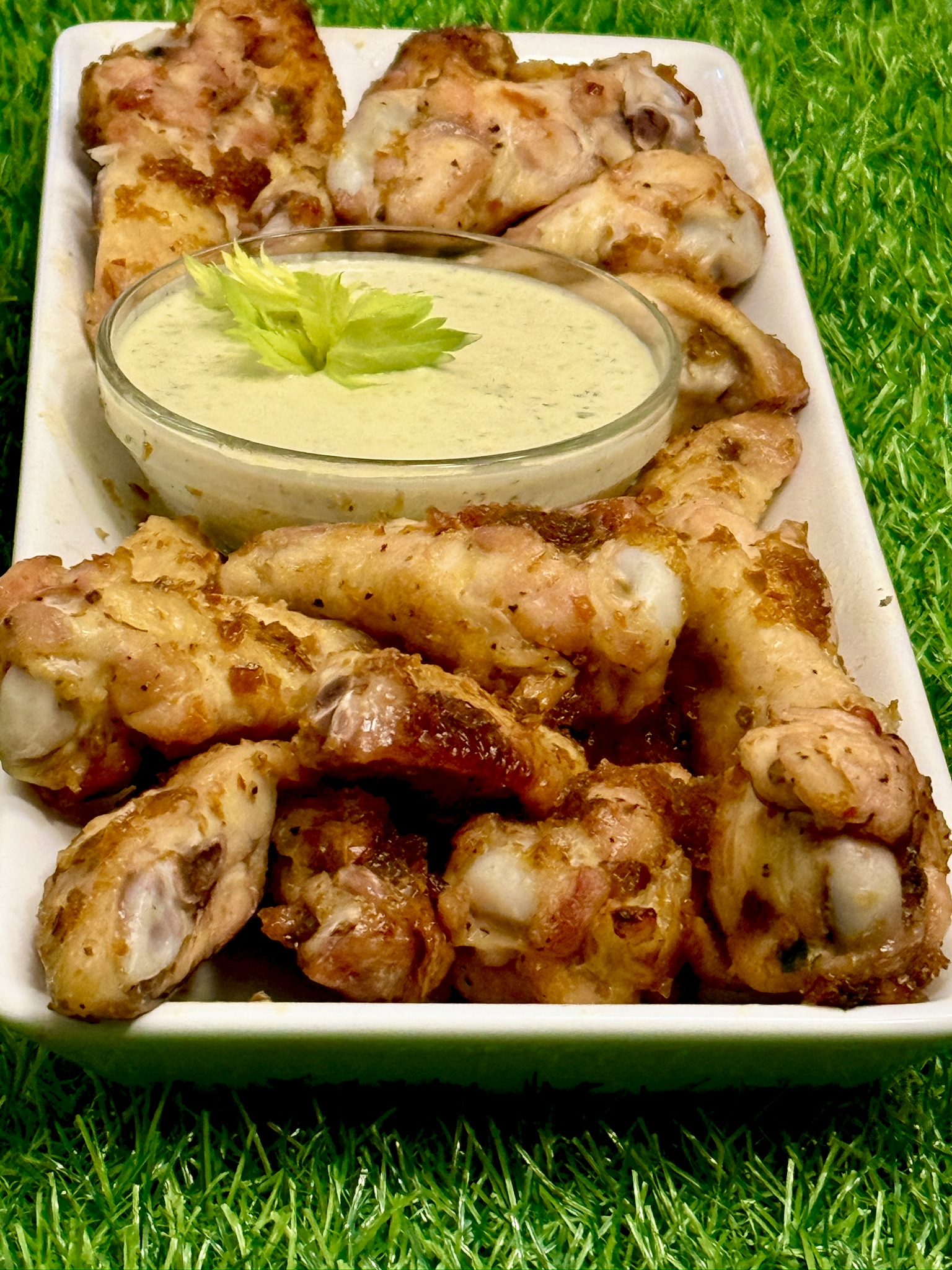 Super Bowl Glazed Chicken Wings - Feet Under My Table
